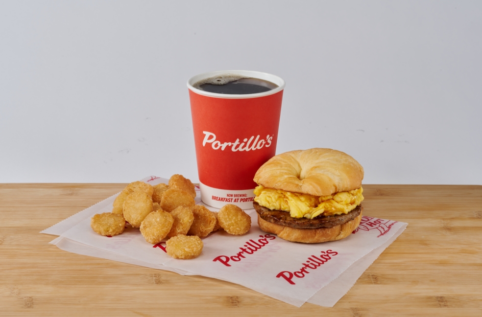 Portillo's expanding breakfast menu, featuring new locations and a new item