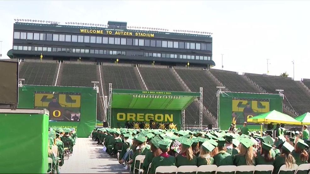 Thousands gather at Autzen Stadium to celebrate University of Oregon ...