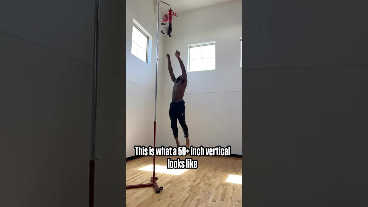 kingdac: athlete demonstrates impressive 50+ inch vertical jump