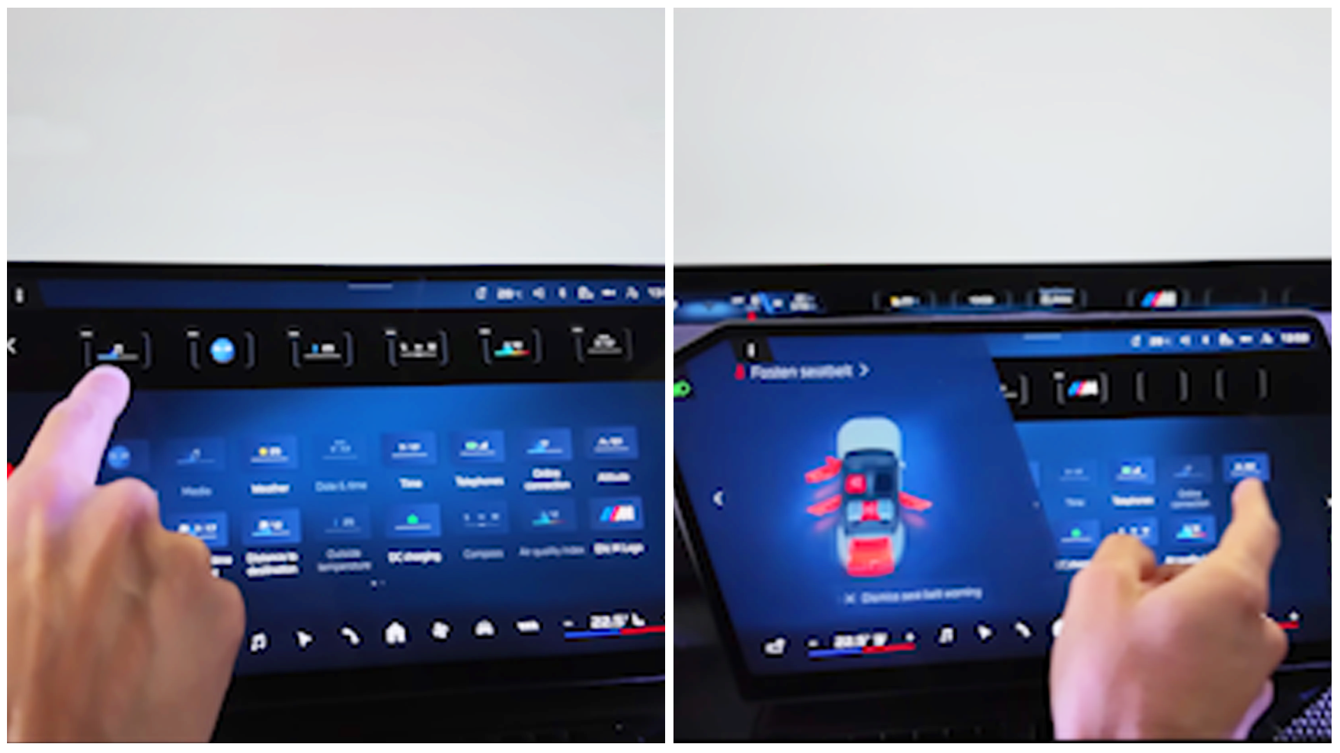 BMW iX3 – Panoramic Dashboard Display 📷