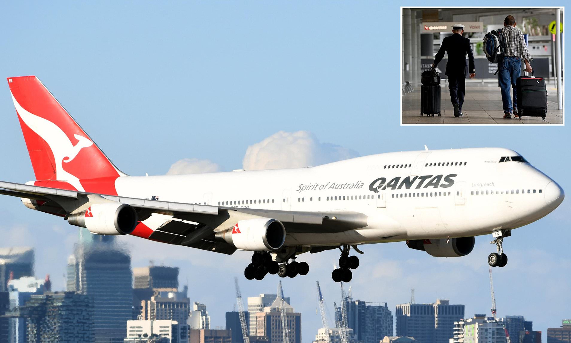 Qantas pilot's terrifying cockpit act just seconds after landing packed ...