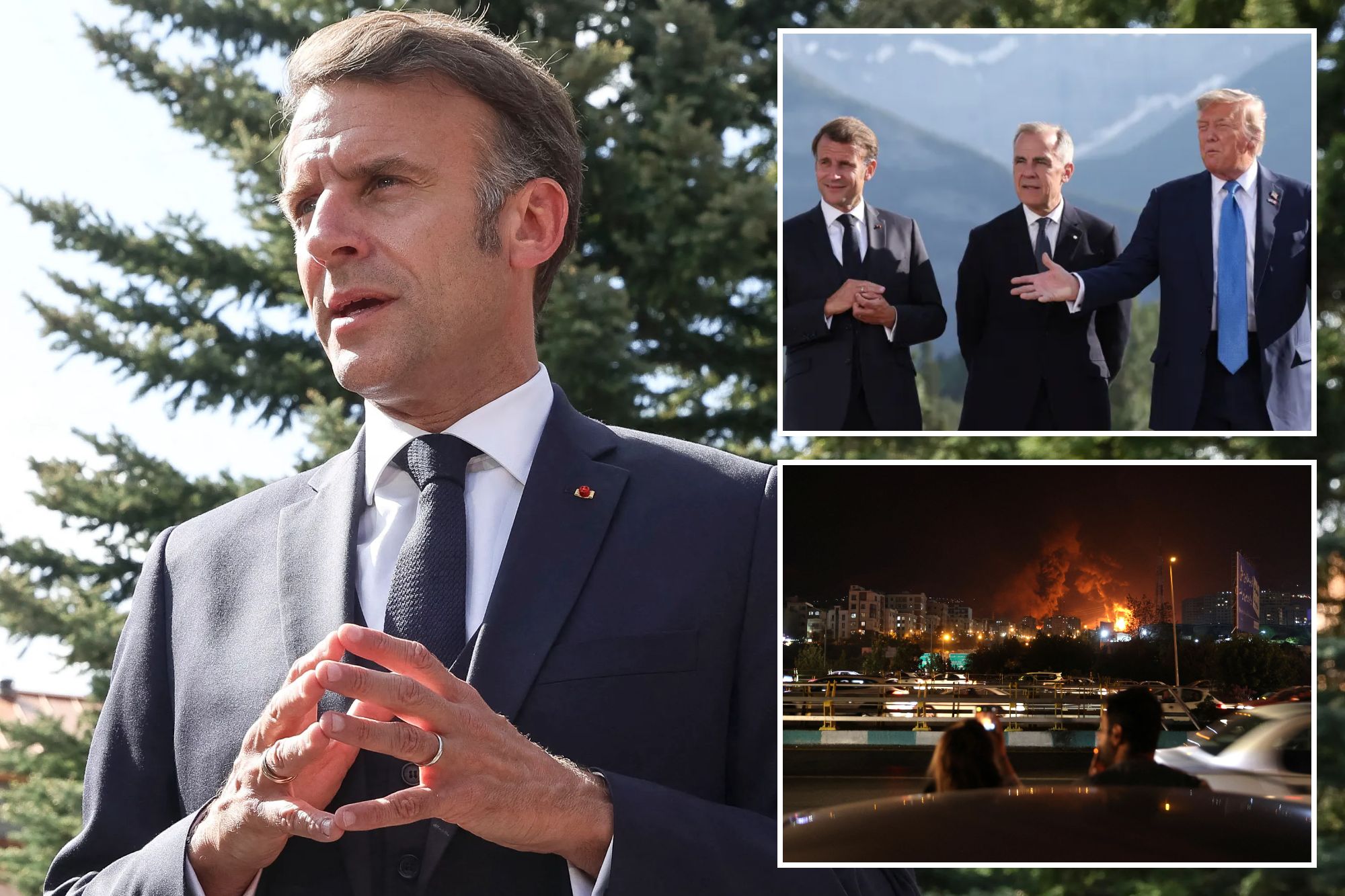 Trump denies French President Emmanuel Macron’s claim he made offer for ...