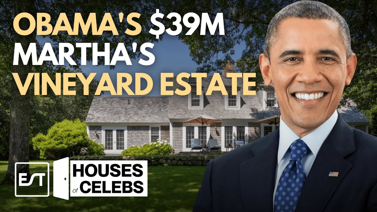 Inside The Obamas' $39M Martha's Vineyard Estate Just Listed for Sale