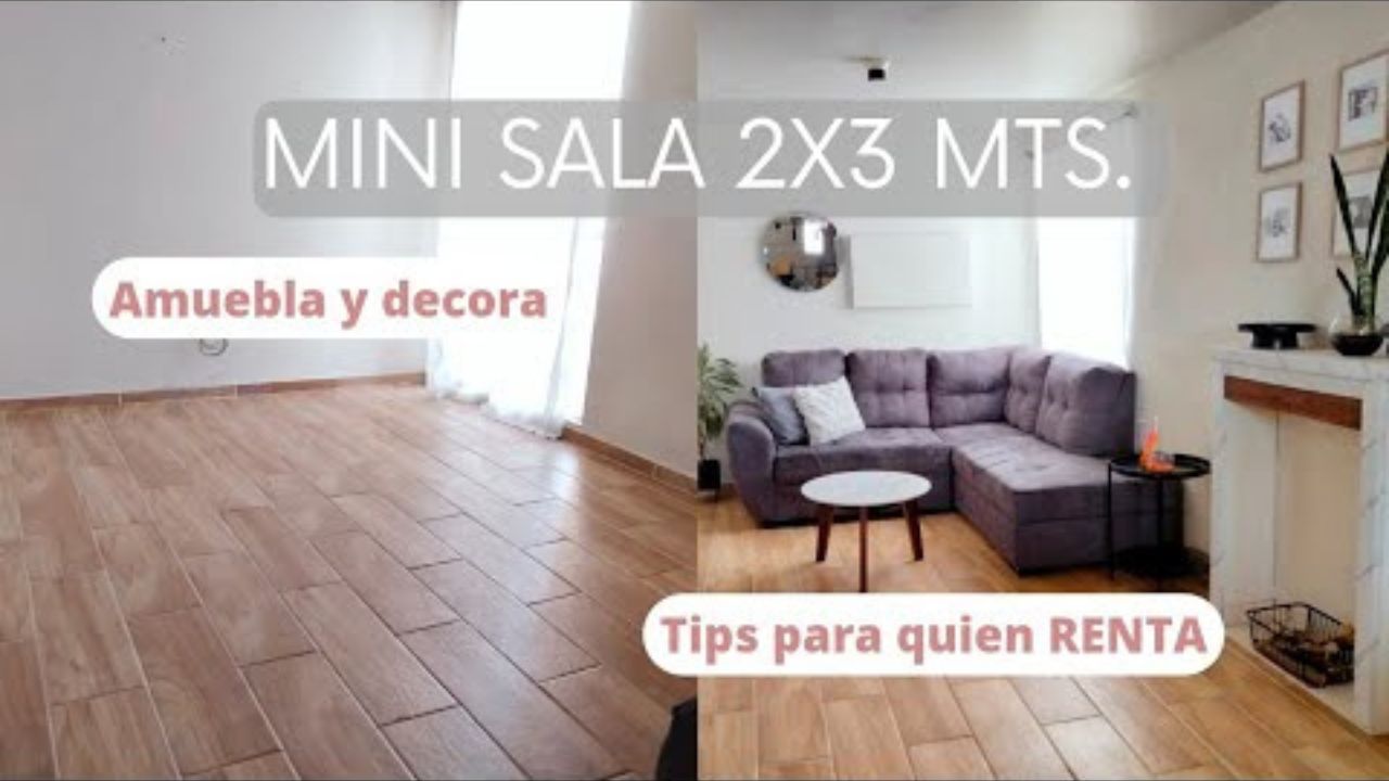 Mini Sala de 2 x 3 Metros | Amuebla y Decora con Tips para Inquilinos