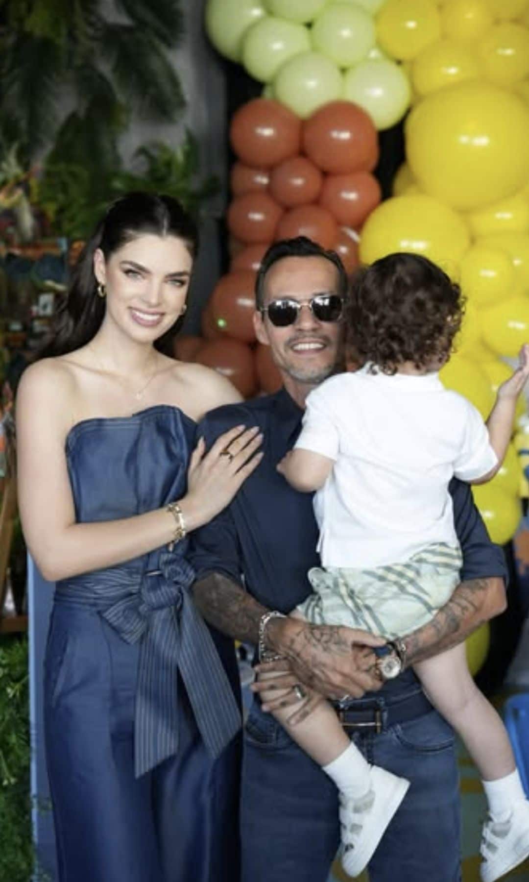Marc Anthony and Nadia Ferreira celebrate Marquitos' birthday with ...