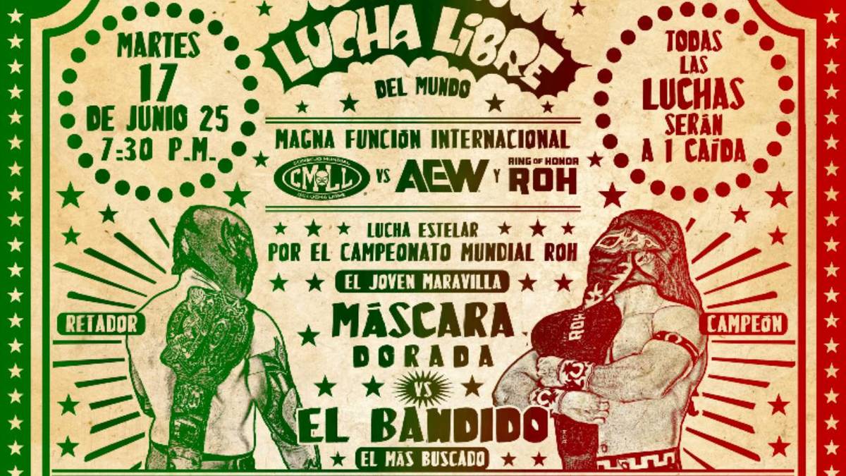 CMLL vs AEW y Ring of Honor: Todo lo que debes de saber del gran evento ...