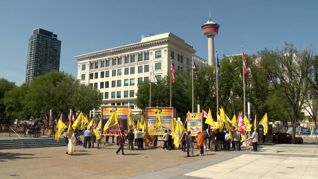 Sikh separatists stage Calgary protest against Indian prime minister’s ...