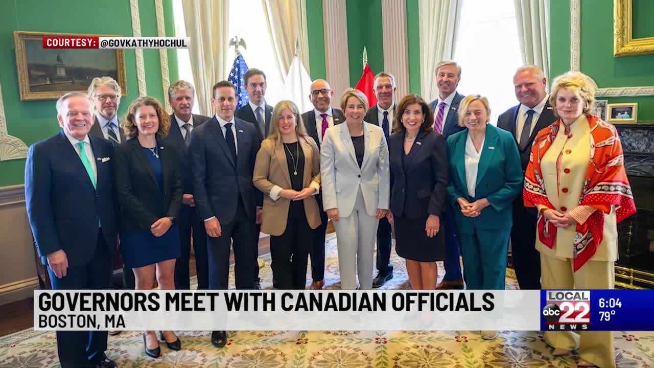Six northeastern Governors meet with Canadian officials