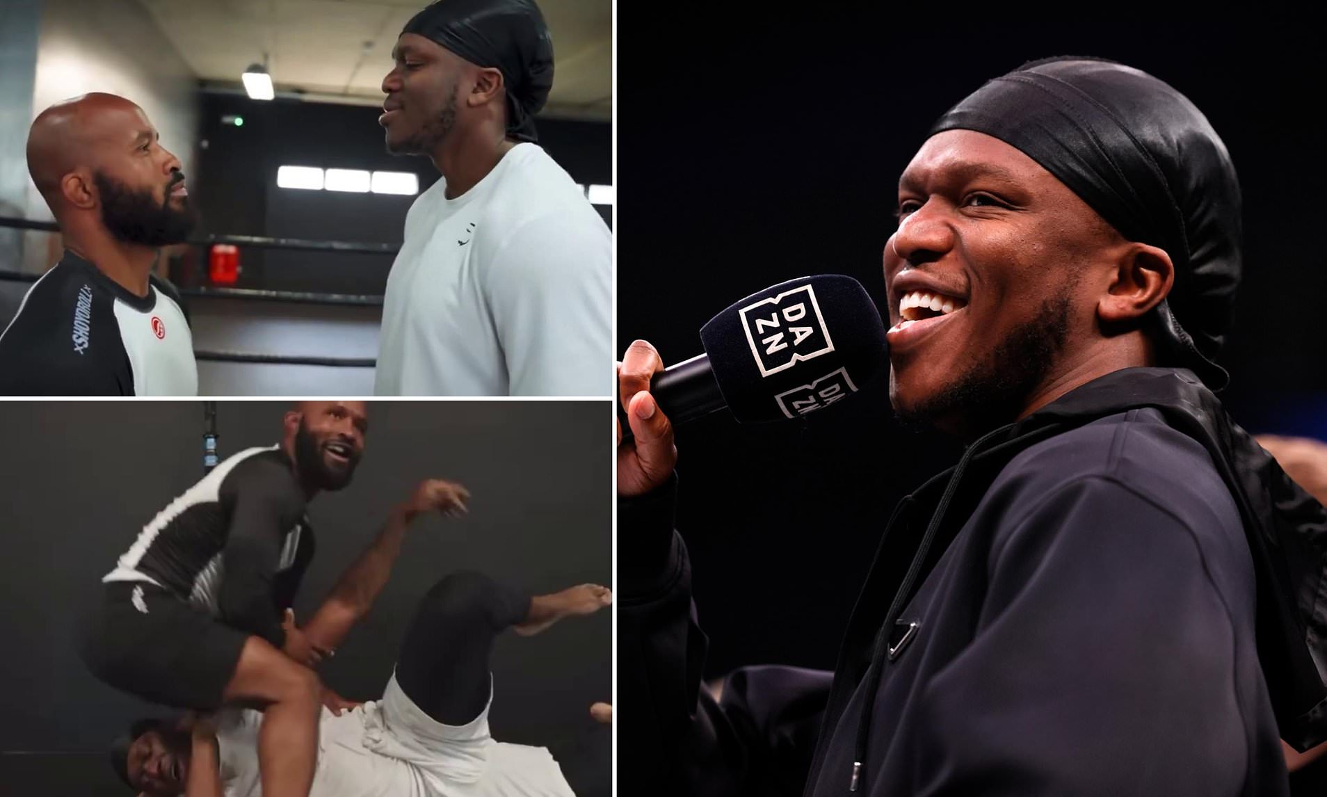 KSI HUMBLED by UFC legend as YouTuber is forced to tap in just 17 ...