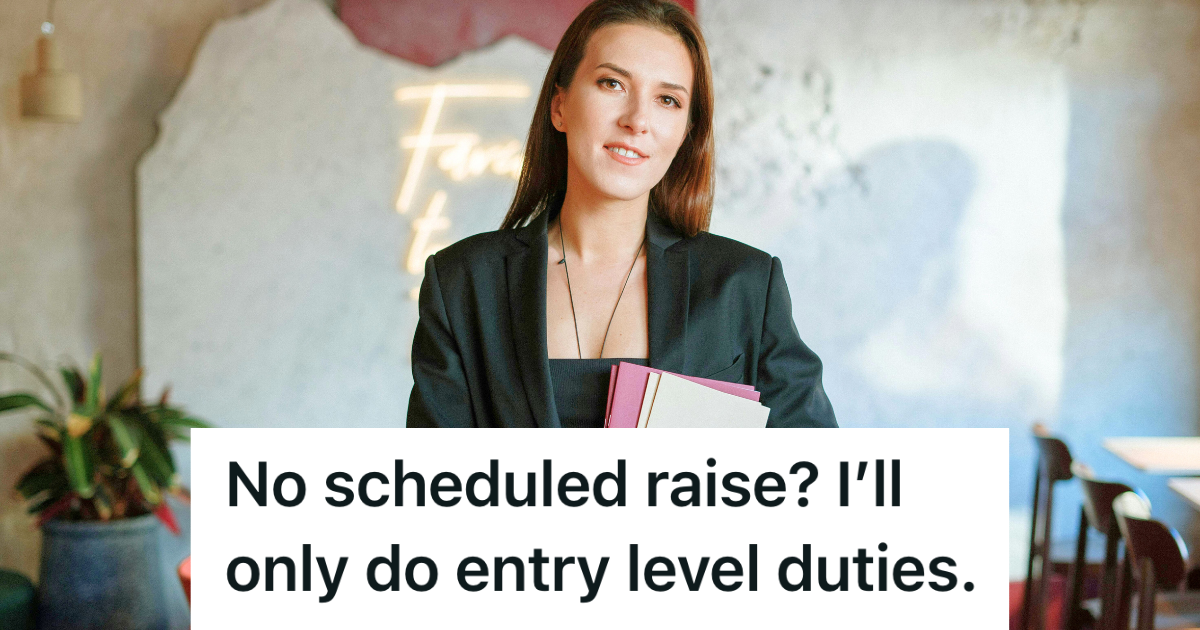 Boss Expected Her To Keep Doing Extra Duties For Less Money, So She ...