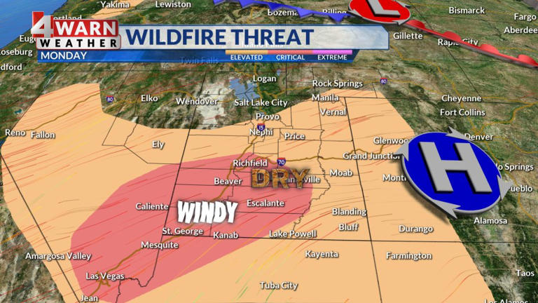 Critical fire weather conditions for southern Utah as hot and windy ...