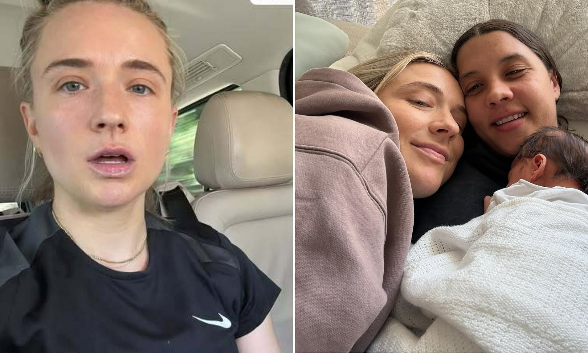 Sam Kerr's fiancee Kristie Mewis posts revealing update after hitting a ...