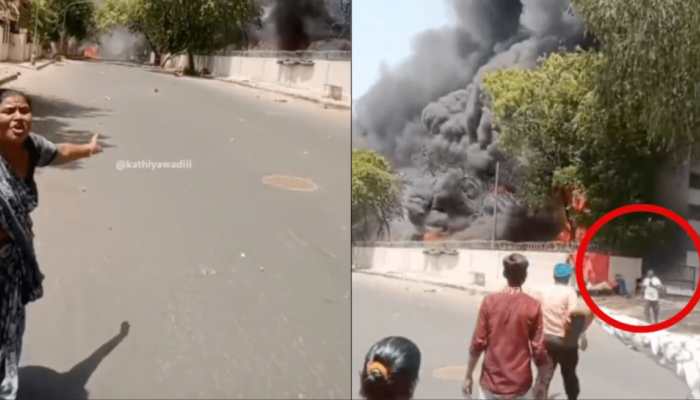 Ahmedabad Horror: New Video Captures Sole Survivor Escaping Air India ...