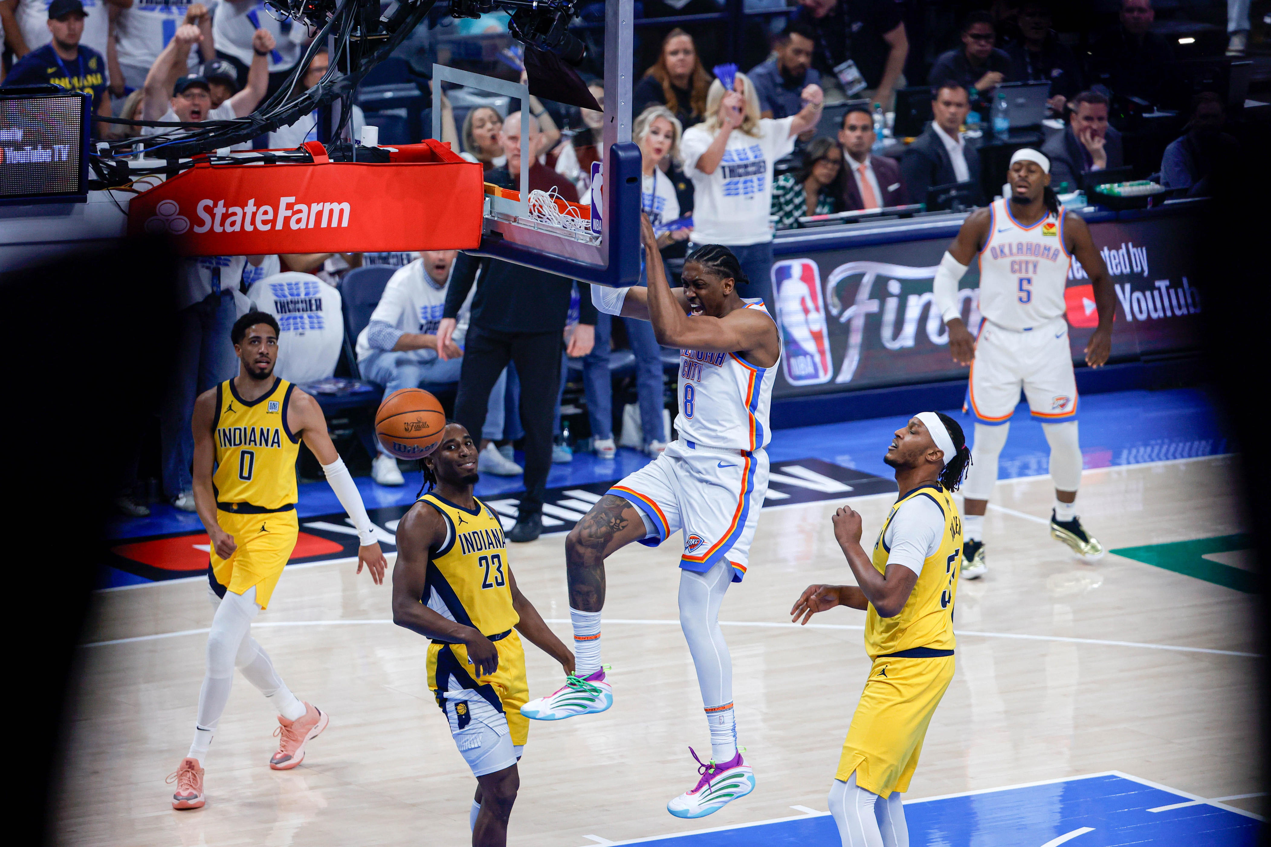 NBA Finals Game 5 results, highlights: Thunder pounds Pacers to move to ...