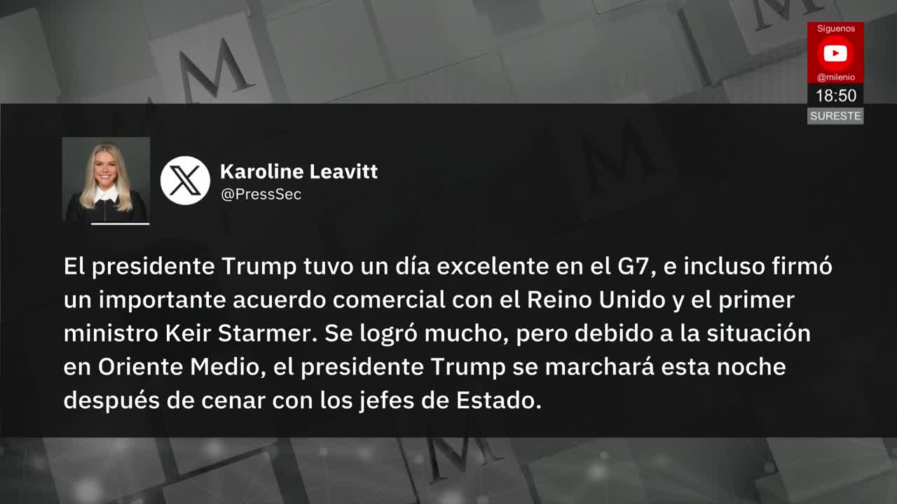 Donald Trump regresará a EU; reunión con Sheinbaum es cancelada