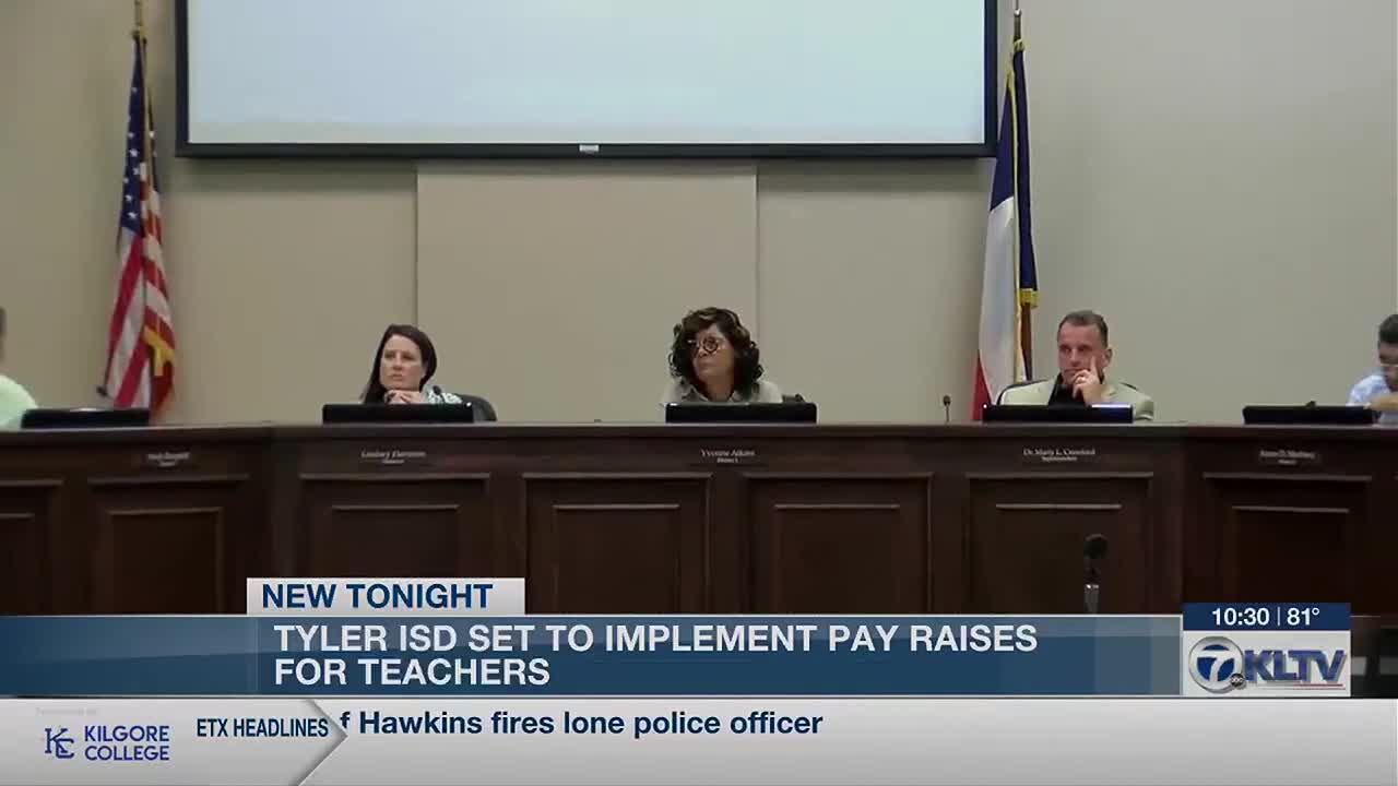 Tyler ISD set to implement teacher pay raises
