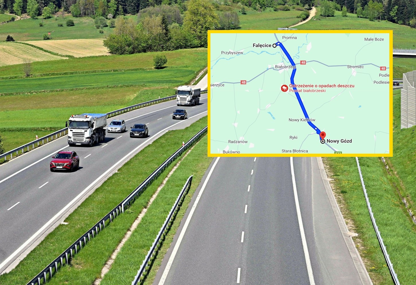 14 km pod ciągłą kontrolą kamer. Jedyna taka droga w Polsce