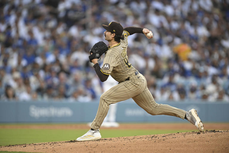 Ohtani gives up a run in pitching debut for Dodgers but shines at plate ...