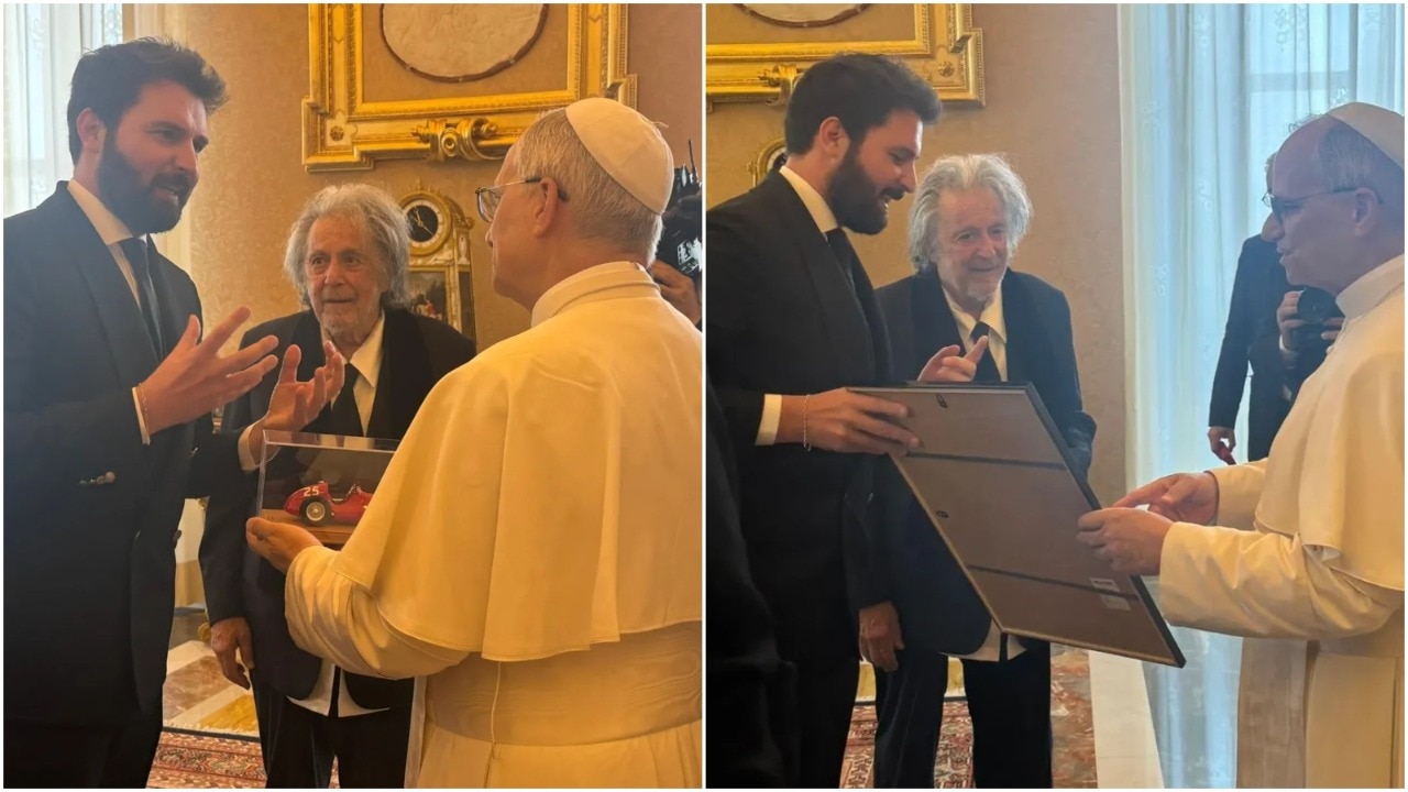 Al Pacino becomes first actor to meet Pope Leo XIV