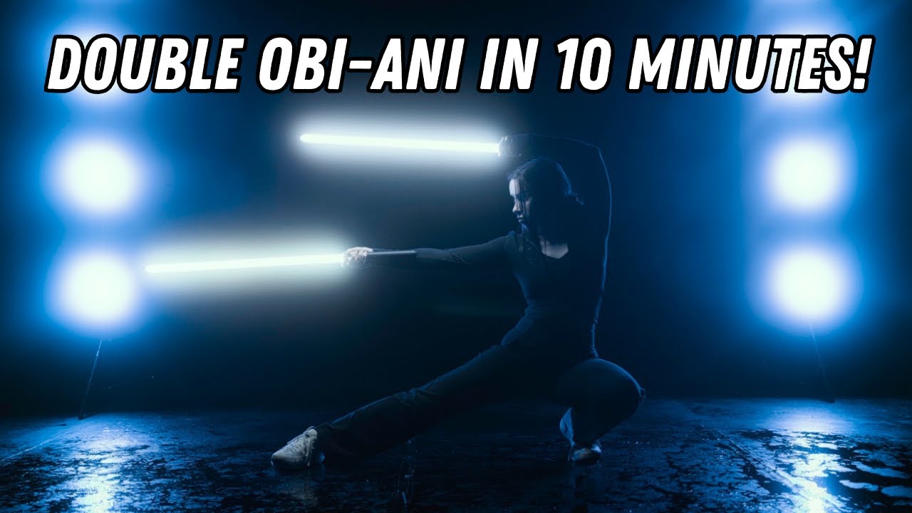 Learn the Double Obi-Ani Lightsaber Spin (Ahsoka Style)