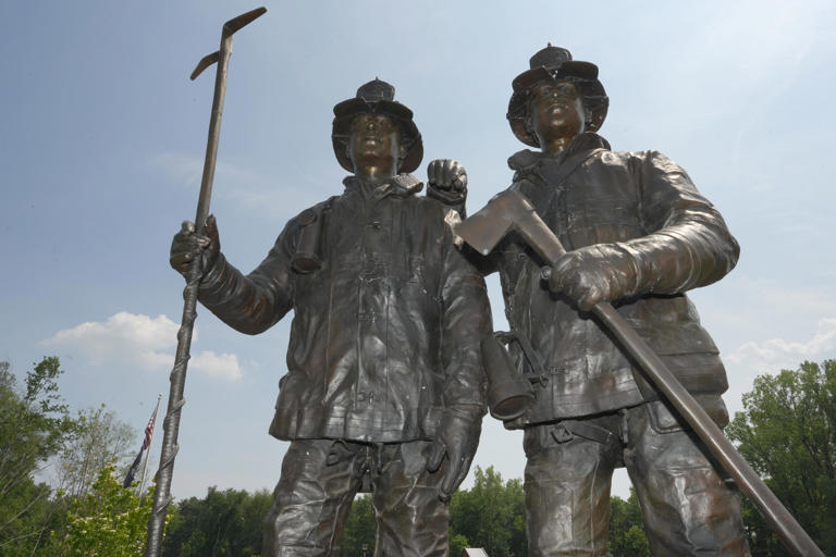 Rockland breaks ground on memorial for fallen firefighters. See what it ...