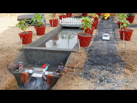 Building A super mini Hydroelectric Power Plant For A Mini City