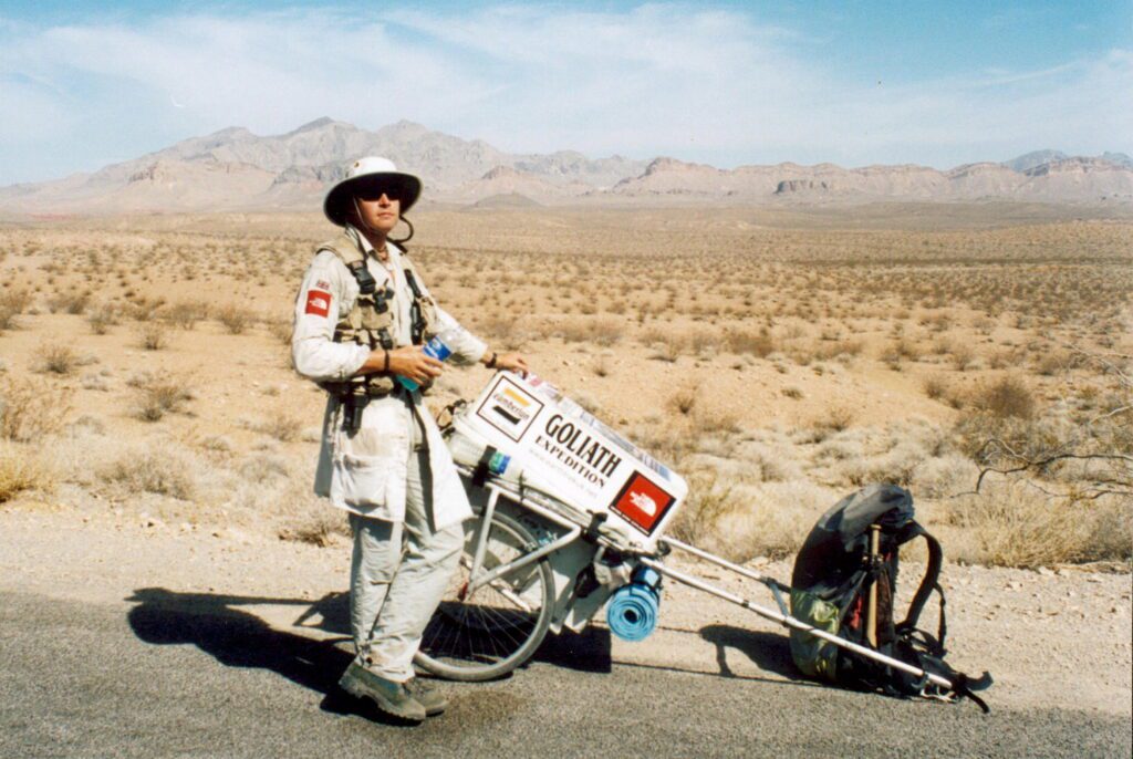 Brit on final stretch of 27-year walk around the world