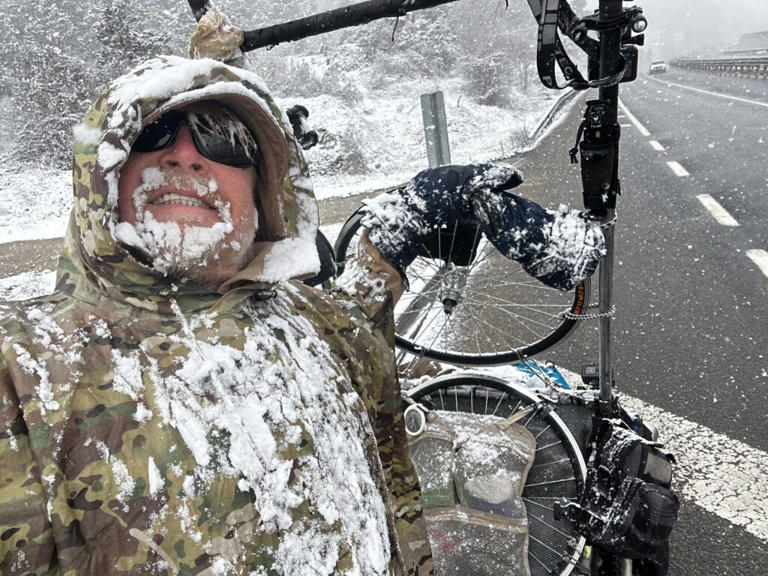 Brit on final stretch of 27-year walk around the world