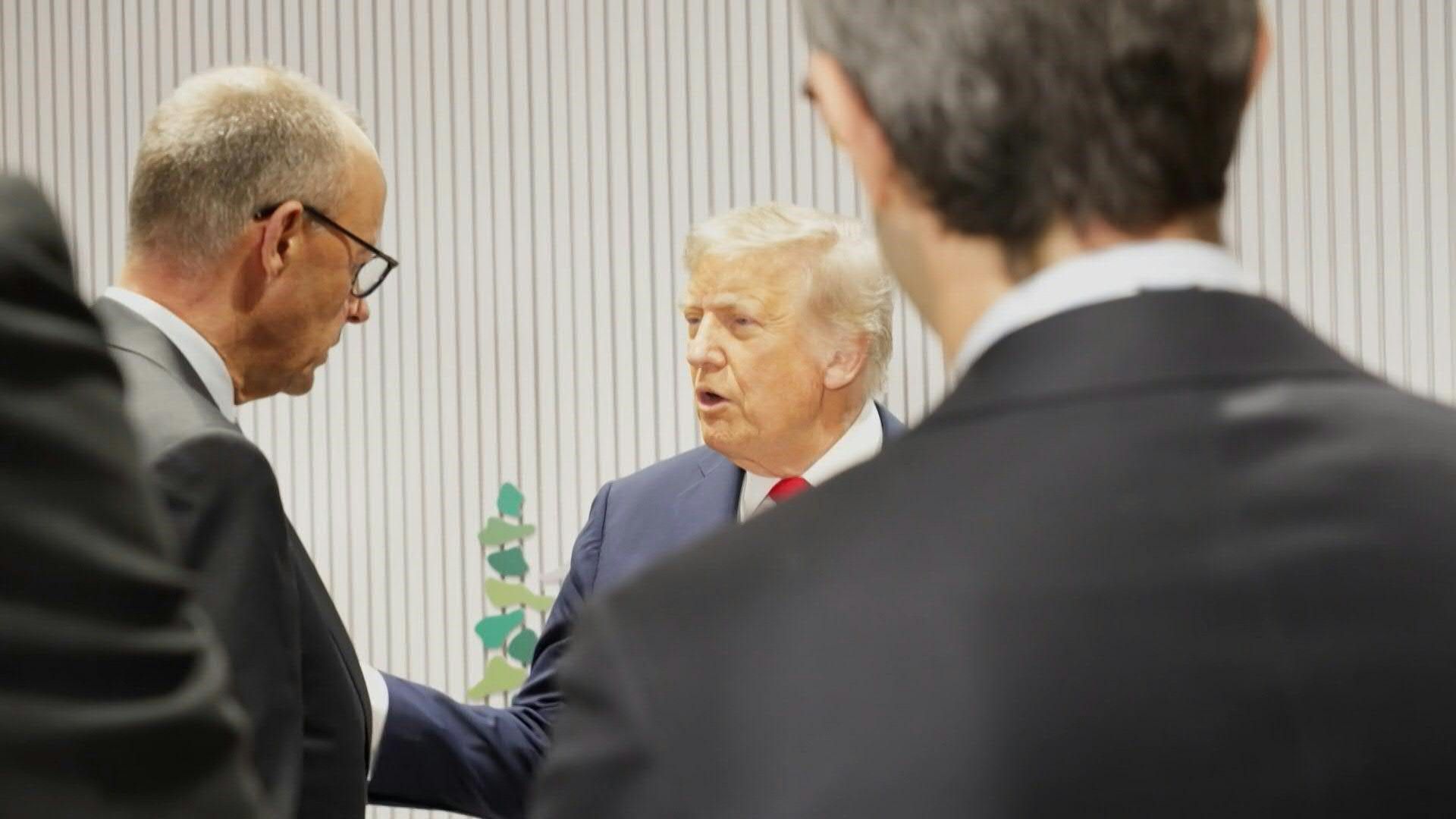 G7-Gipfel in Kanada: Bilaterales Treffen von Merz und Trump