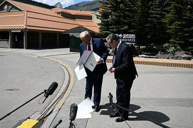 Donald Trump abruptly leaves G7 summit a day early after delivering ...