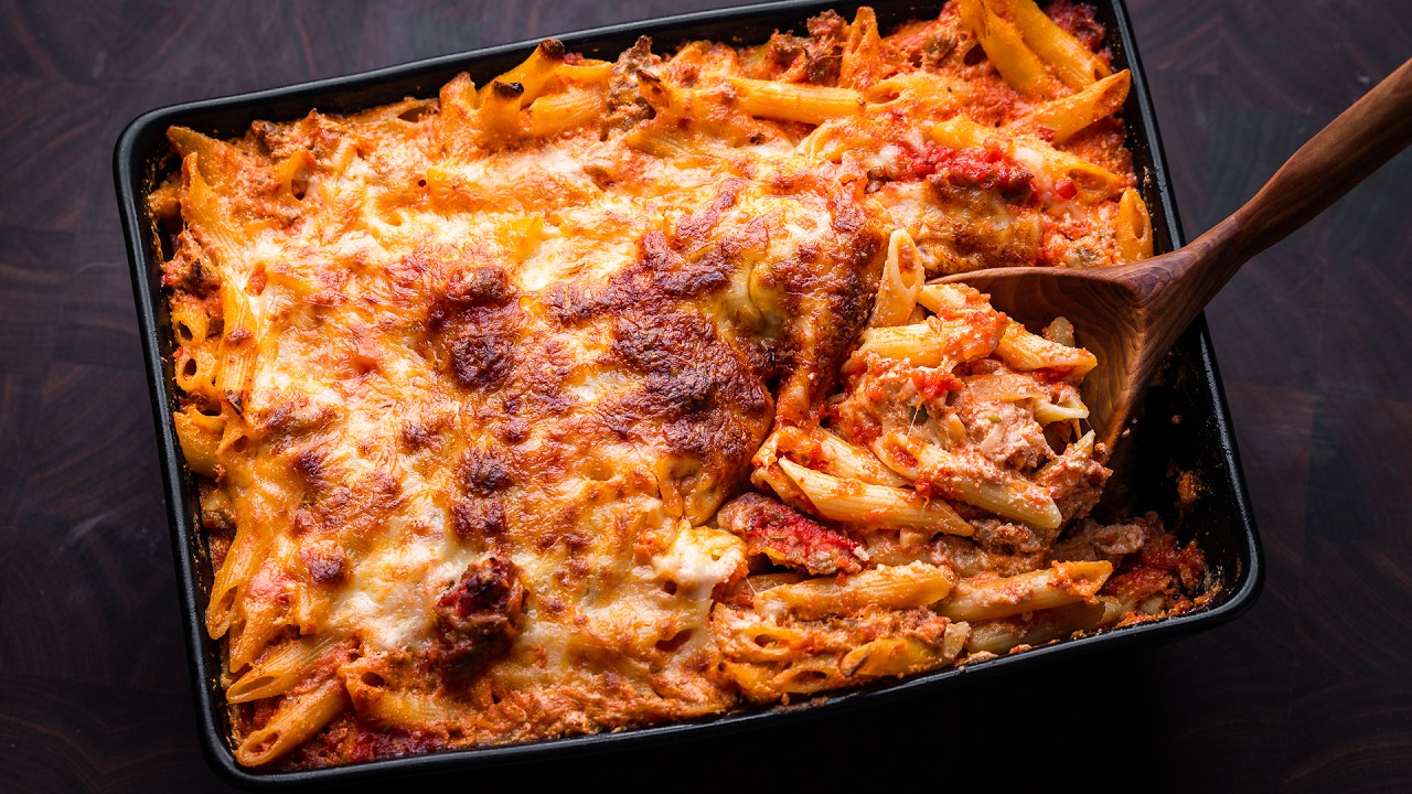 The Best Baked Sausage Pasta Recipe
