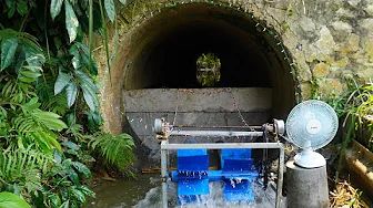Mini hydroelectric power at home