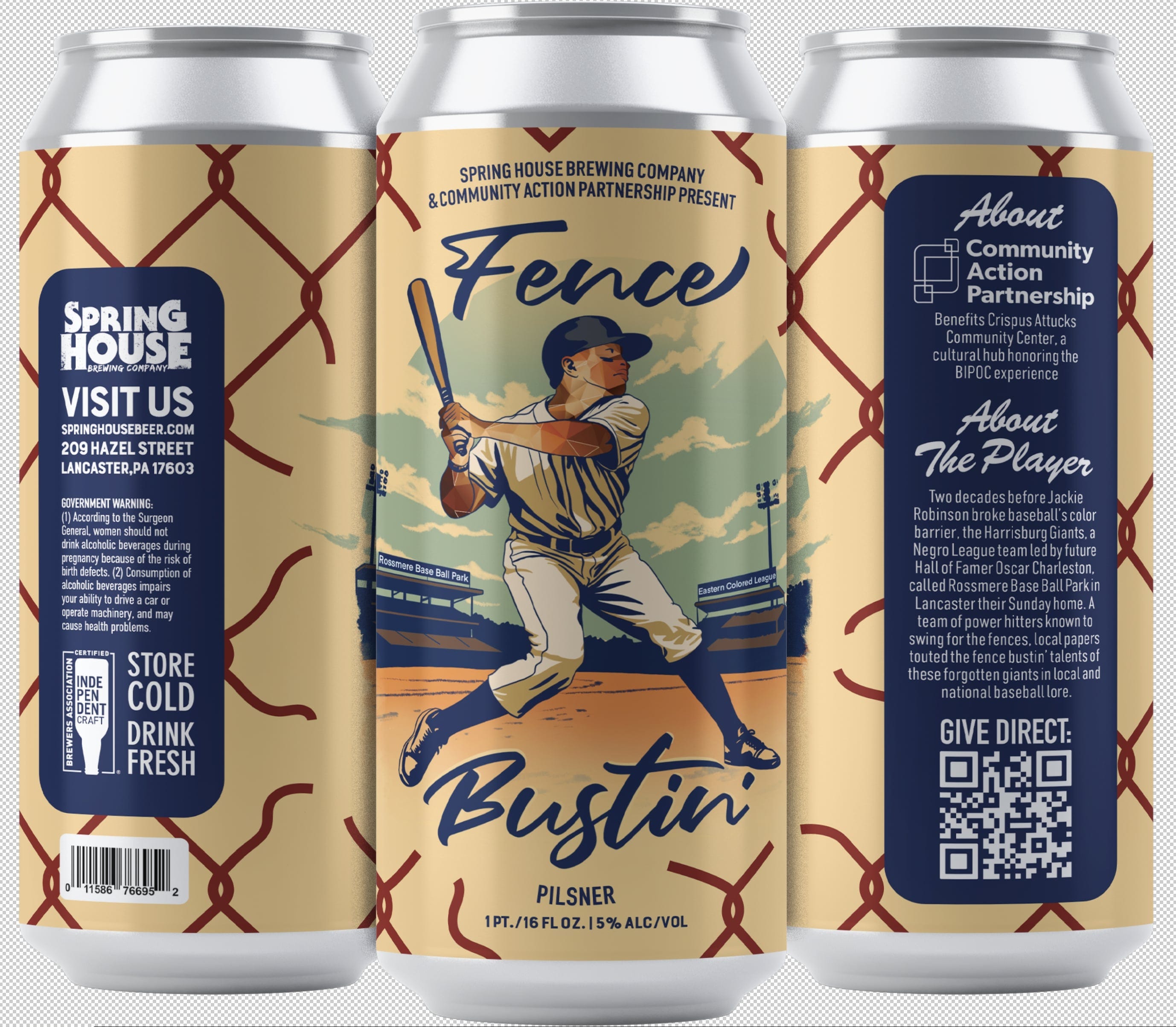 Erie artist hits home run with Fence Bustin' beer can design for ...