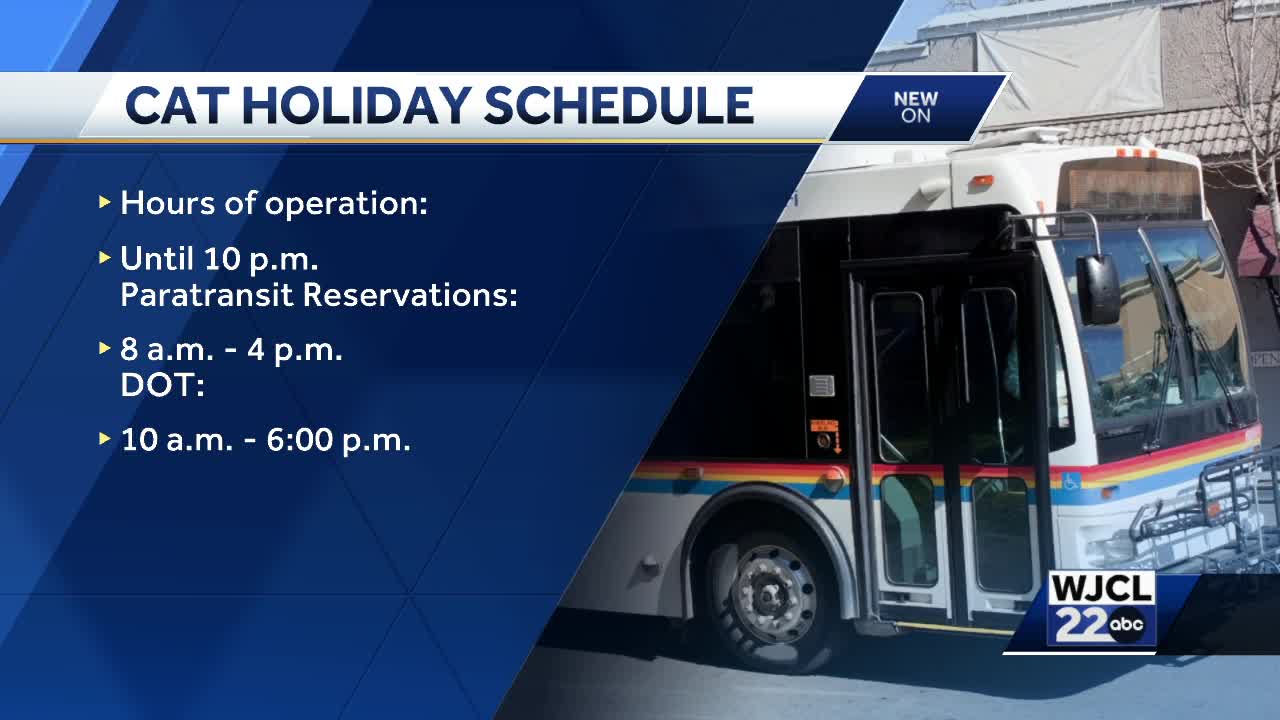 CAT to operate on a holiday schedule for Juneteenth