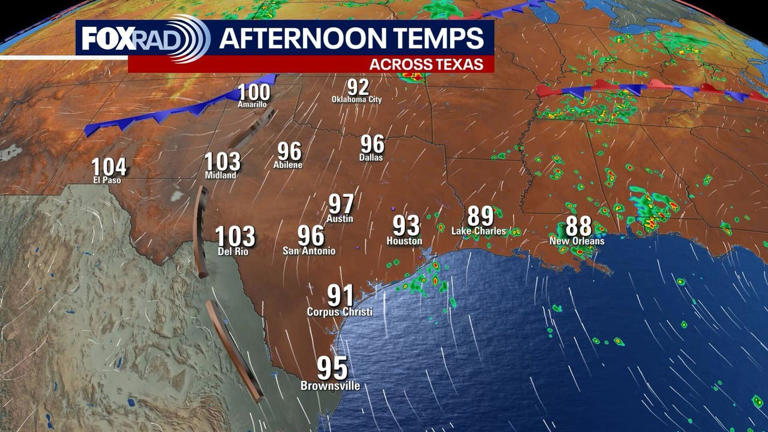 Houston weather: Isolated storms possible, hot & humid Tuesday