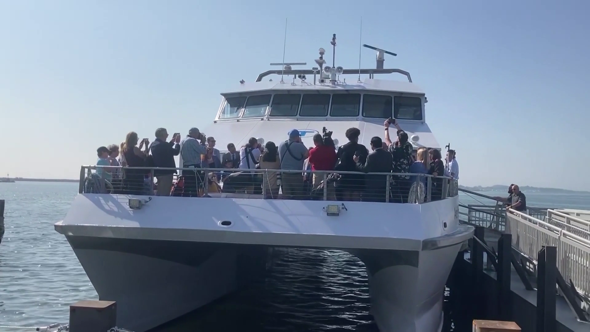 2 newly named MBTA ferries christened