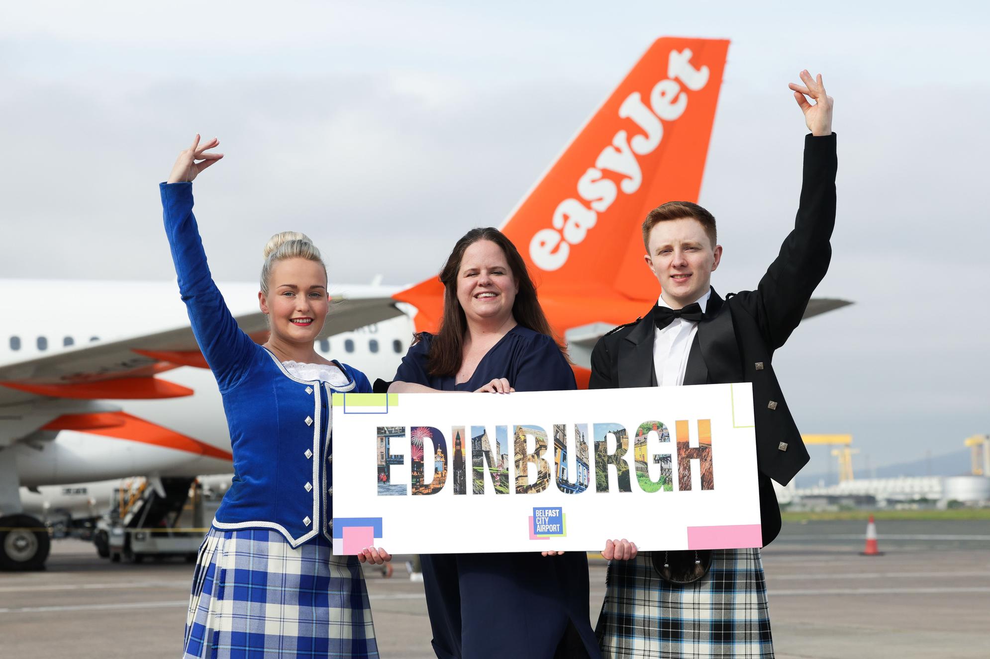 easyJet launches new Belfast City to Edinburgh service