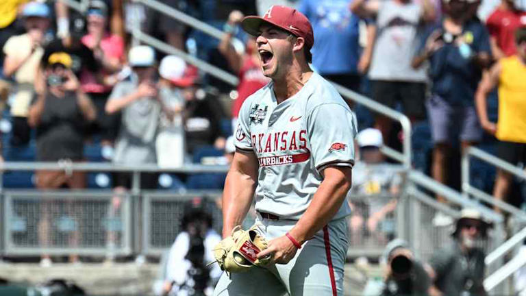 Arkansas finally on the other side of College World Series history