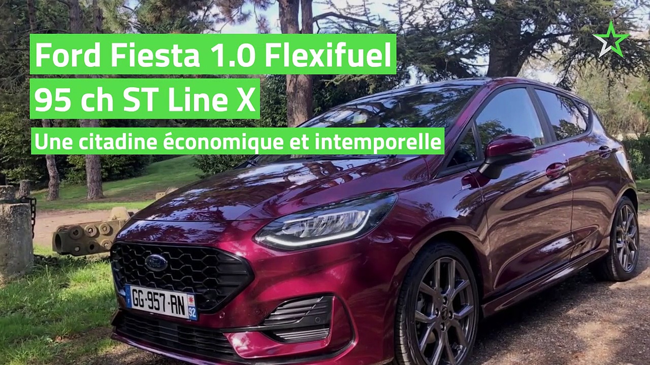 Test Ford Fiesta 1.0 Flexifuel 95 ch ST Line X : une citadine ...