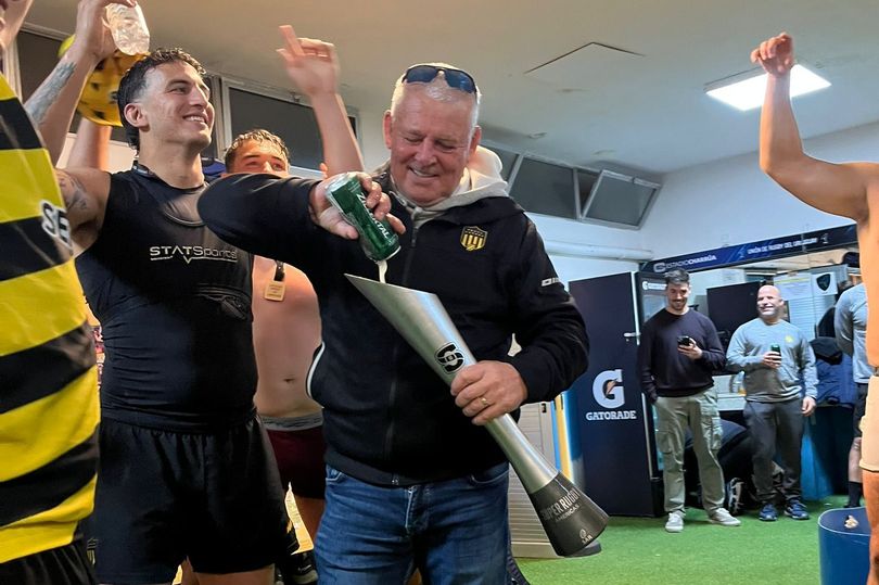Warren Gatland involved in wild changing room celebrations as new team ...
