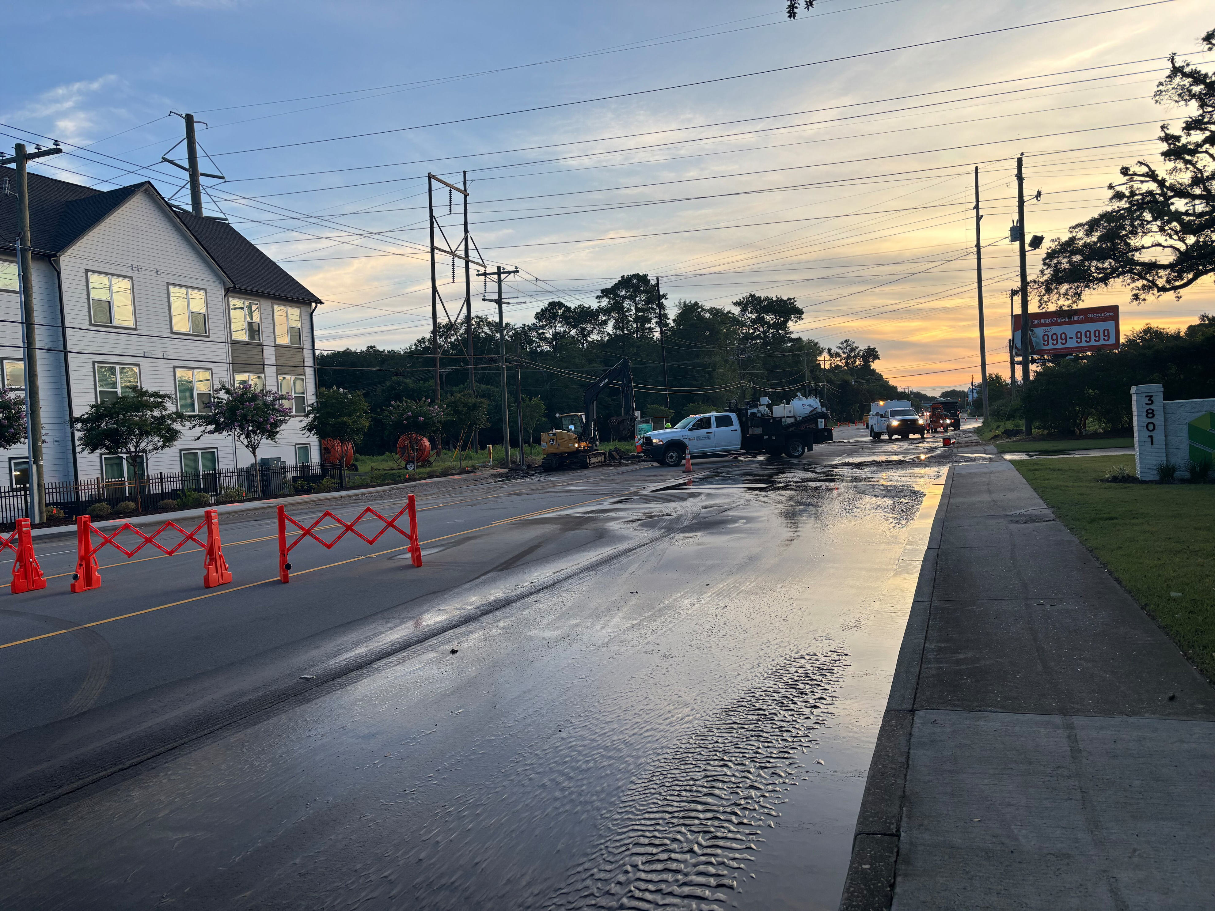Water main break on North Charleston roadway resolved, road to reopen