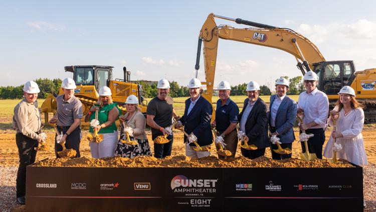 $300 million outdoor amphitheater breaks ground in McKinney