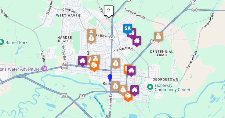Kinston Police Department launches live crime map
