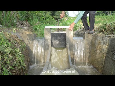Build your own stream dam easily