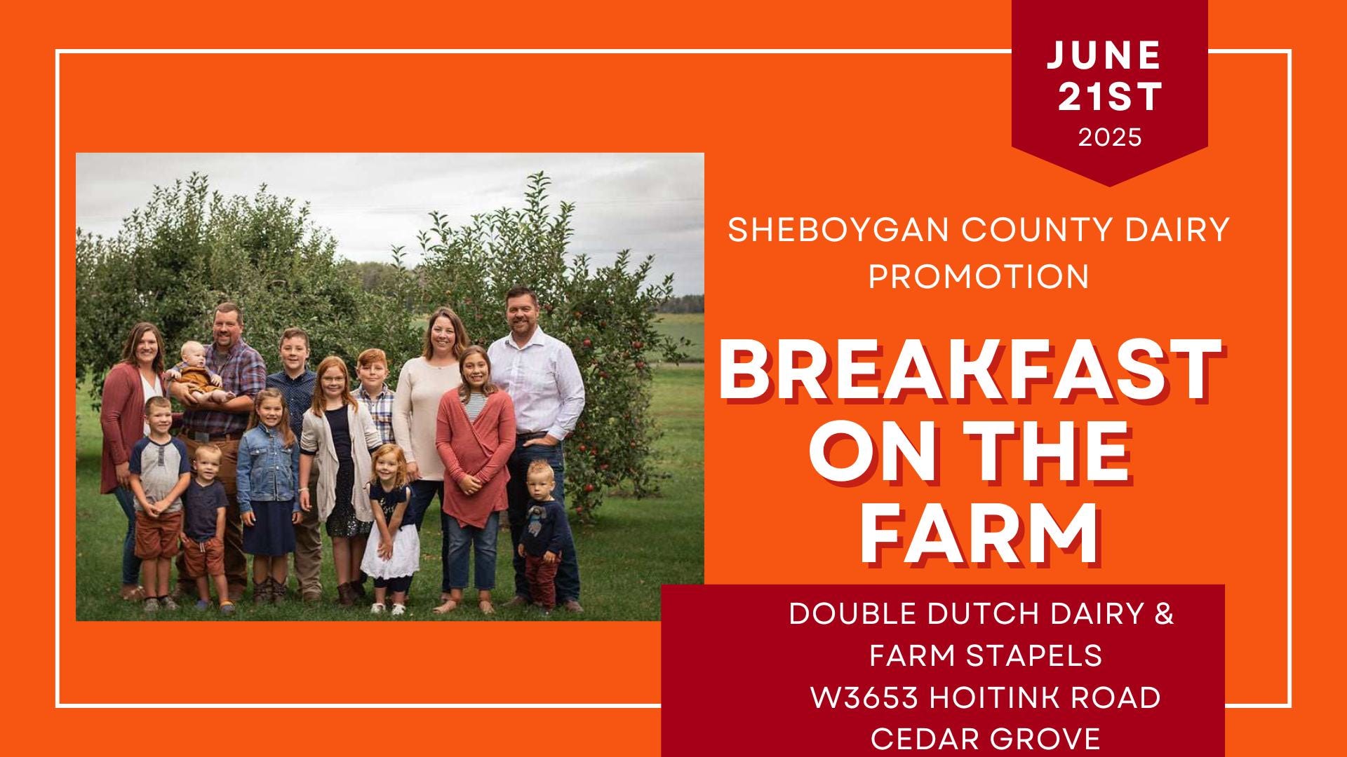 Sheboygan County Breakfast on the Farm is at Double Dutch Dairy in ...