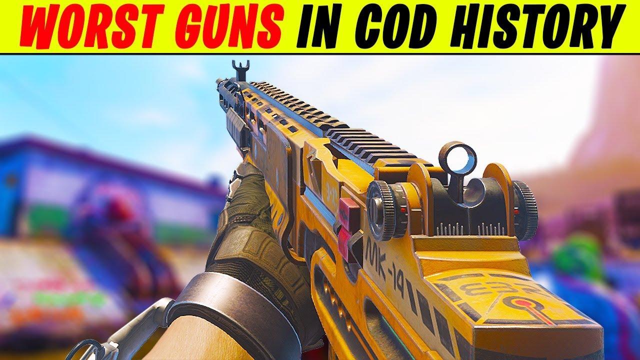 Top 10 Worst Guns In Cod History | Chaos