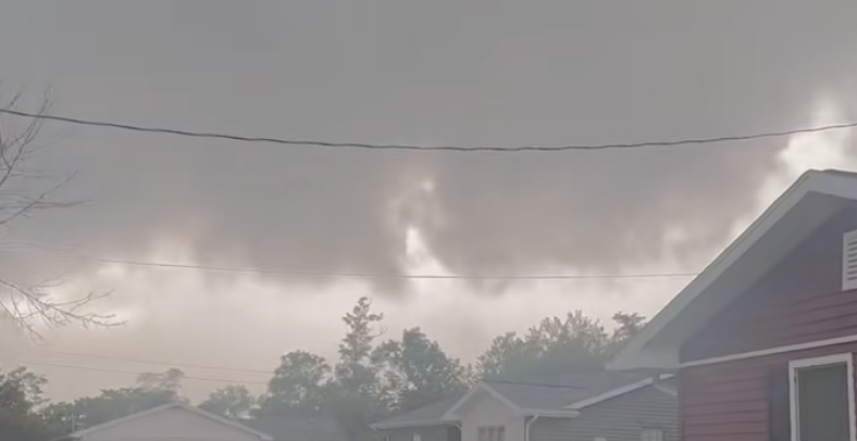 Towering Storm Clouds Loom Over Indiana