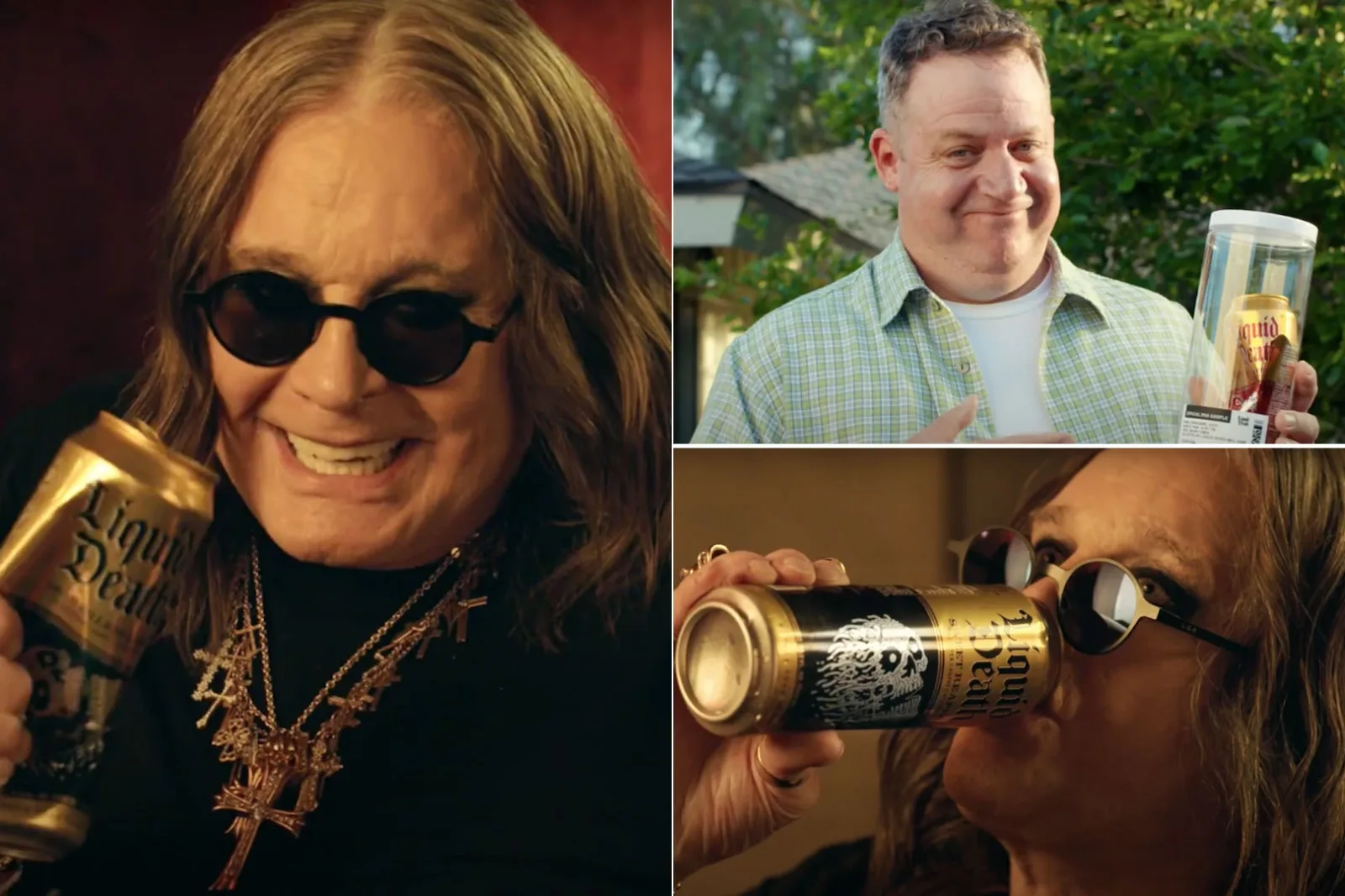 Liquid Death Selling Limited-Edition Iced Tea Cans With Ozzy Osbourne’s DNA