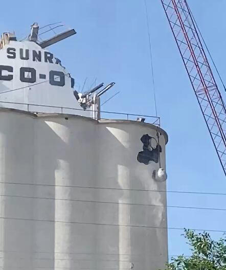 Update on Skyland Grain Elevator demolition in Sunray