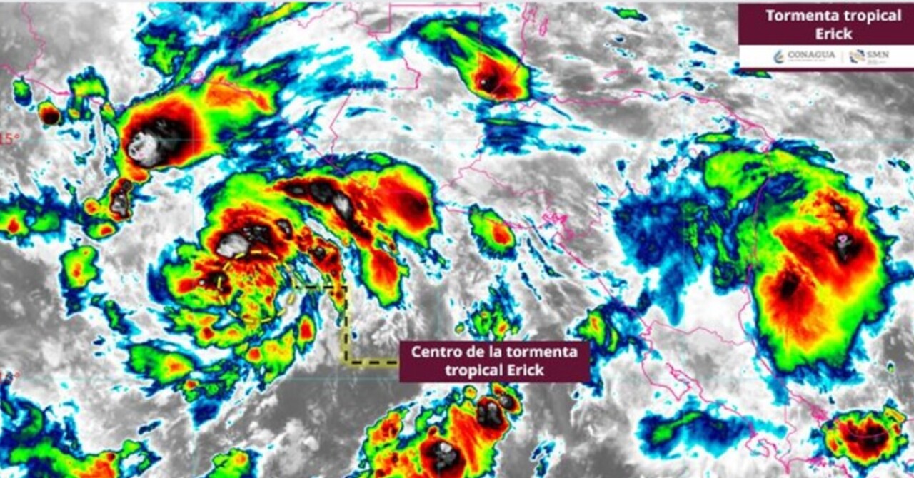 Alerta en 3 estados por Erick, prevén que evolucione a huracán categoría 3